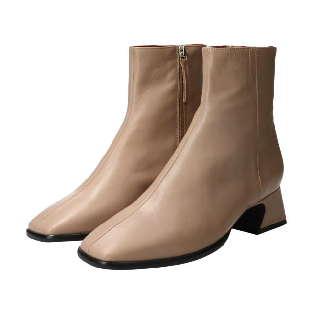 アンヘル アラルコン（ANGEL ALARCON）/ANGEL ALARCON◆4cmヒール◆スクエアトウフレアヒールショートブーツ