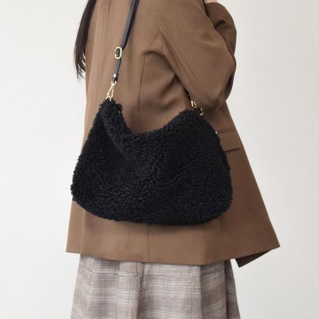 アンドレアカルドネ（Andrea Cardone）/Andrea Cardone◆レザーハンドルボアバッグ