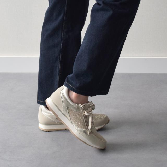 タマリス（TAMARIS）/Tamaris◆2．5cmヒール◆サイドジップスニーカー