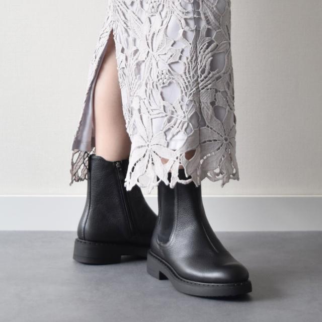 ブソラ（bussola）/bussola ブソラ◆4cmヒール◆晴雨兼用インサイドジップショートブーツ