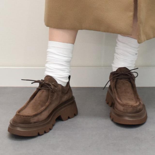 ブリジットバーキンセレクト（Bridget Birkin Select）/QUSHELI◆5．5cmヒール◆トラックソールチロリアンシューズ