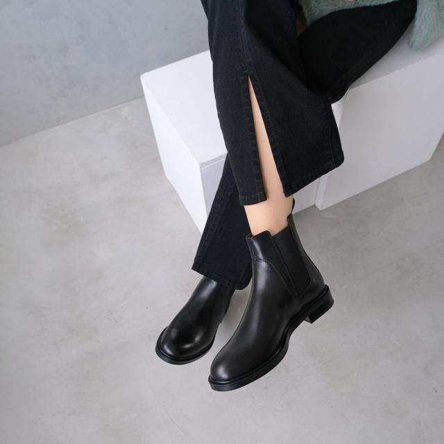 バガボンド（VAGABOND）/VAGABOND◆3cmヒール◆ラウンドトウベーシックサイドゴアブーツ