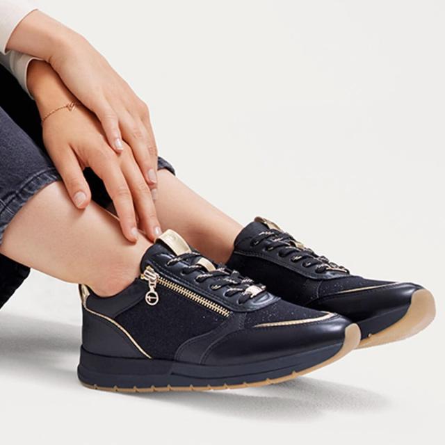 タマリス（TAMARIS）/Tamaris◆5cmヒール◆サイドジップスニーカー