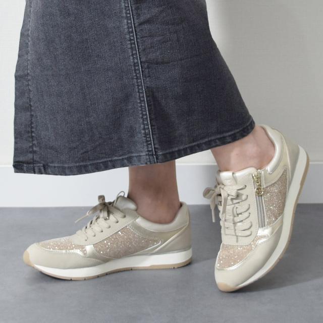 タマリス（TAMARIS）/Tamaris◆2．5cmヒール◆サイドジップスニーカー