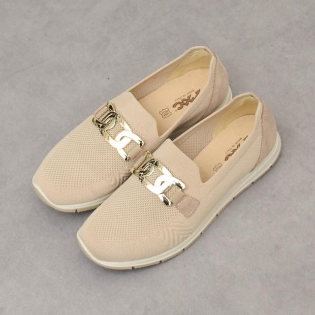 イマック（IMAC）/IMAC◆ニットスリッポンオーナメントスニーカー