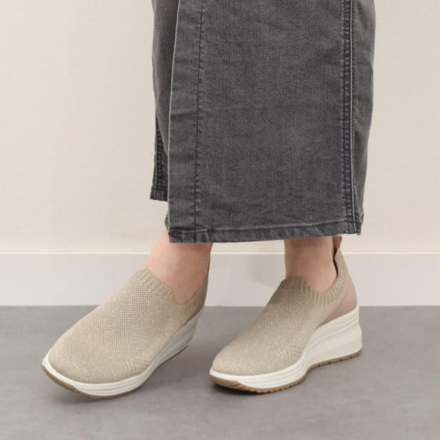 イマック（IMAC）/IMAC◆ヒールアップニットスニーカー