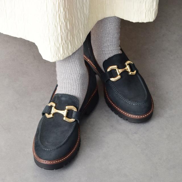 タマリス（TAMARIS）/Tamaris◆4cmヒール◆ホースビットローファー