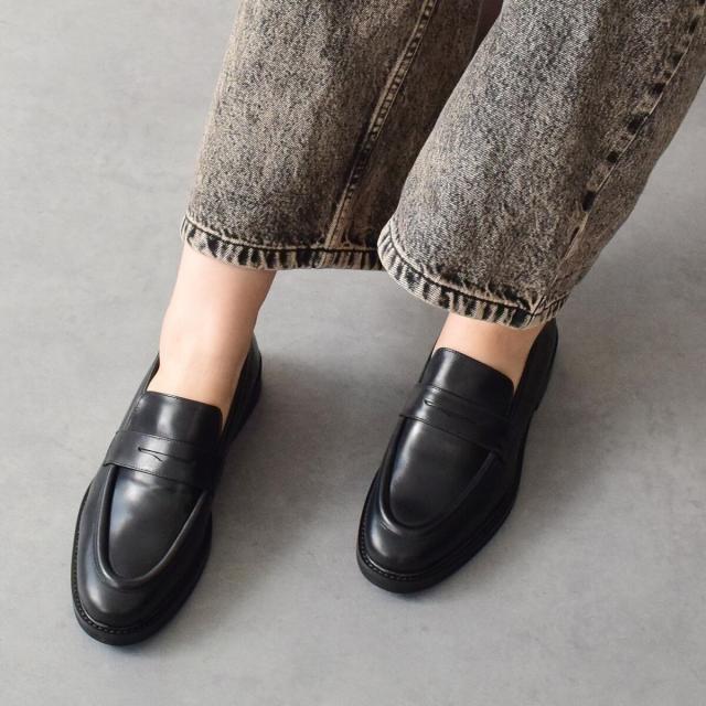 パスクッチ（PASCUCCI）/PASCUCCI◆2．8cmヒール◆ラウンドトウベーシックローファー