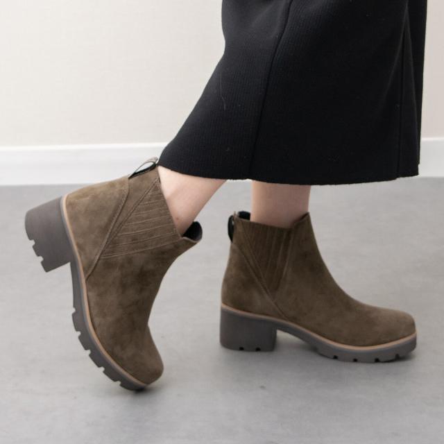 ブソラ（bussola）/bussola◆5．5cmヒール◆撥水アイスグリップソールサイドゴアブーツ