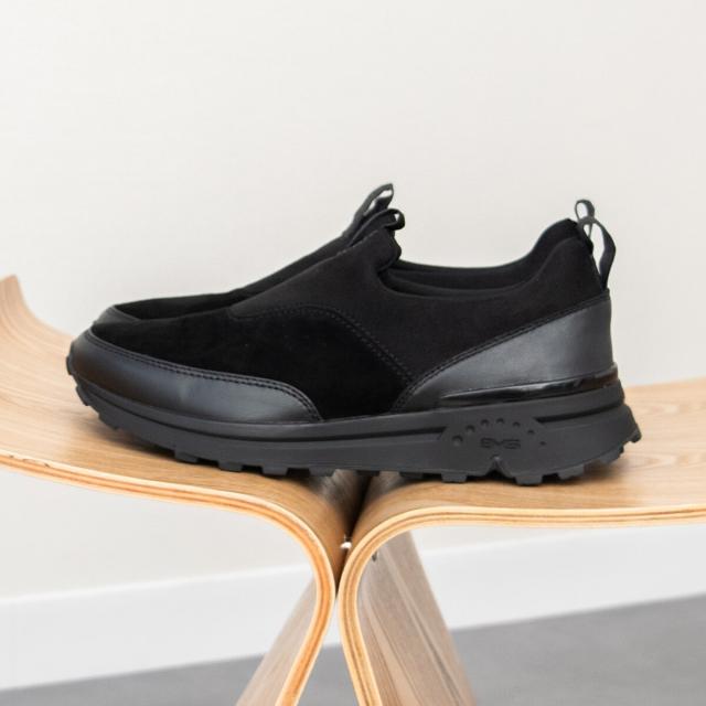 ブソラ（bussola）/bussola◆4．5cmヒール◆撥水ストレッチスリッポンスニーカー