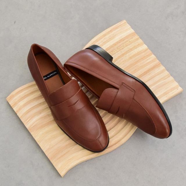 アンヘル アラルコン（ANGEL ALARCON）/ANGEL ALARCON◆2．8cmヒール◆ラウンドトウベーシックローファー