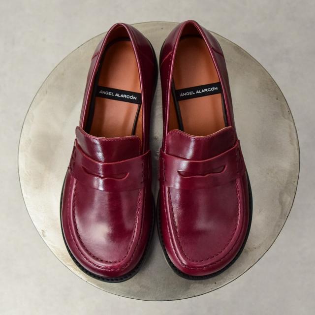 アンヘル アラルコン（ANGEL ALARCON）/ANGEL ALARCON◆オブリークトウベーシックローファー