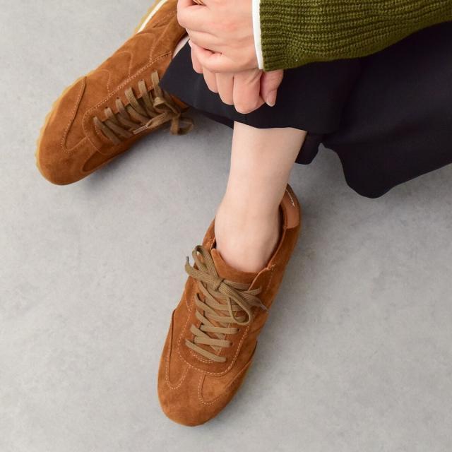 アンヘル アラルコン（ANGEL ALARCON）/ANGEL ALARCON◆ロープロファイル◆レースアップフラットレザースニーカー