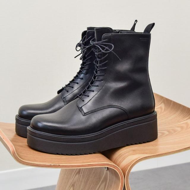 バガボンド（VAGABOND）/VAGABOND◆厚底レースアップショートブーツ