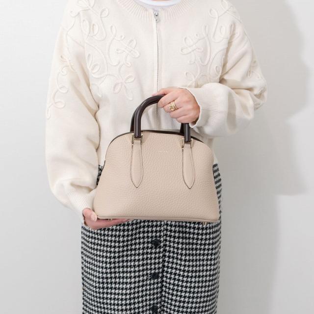 ロリステッラ（LORISTELLA）/LORISTELLA◆シュリンクレザーハンドバッグ