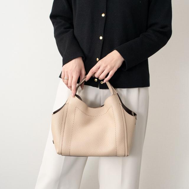 ロリステッラ（LORISTELLA）/LORISTELLA◆シュリンクレザーミディアムサイズバッグ