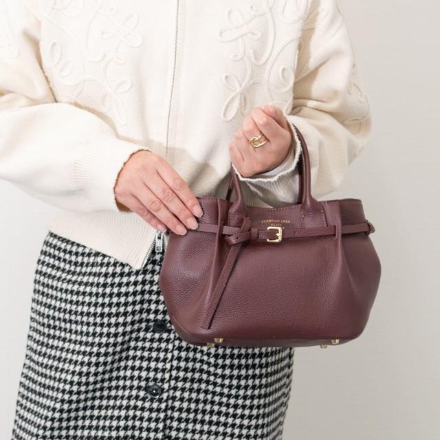 クリスチャンヴィラ（CHRISTIAN VILLA）/CHRISTIAN VILLA◆レザーミディアムハンドバッグ