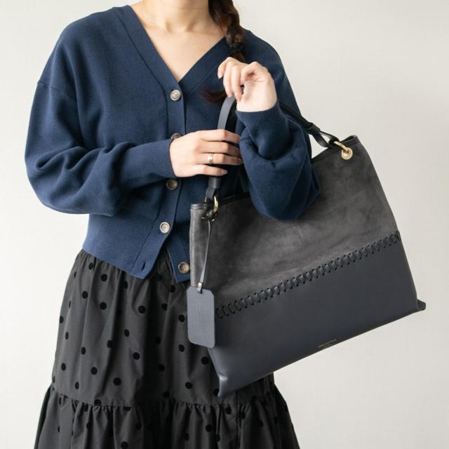 クリスチャンヴィラ（CHRISTIAN VILLA）/CHRISTIAN VILLA◆コンビネーションレザートートバッグ