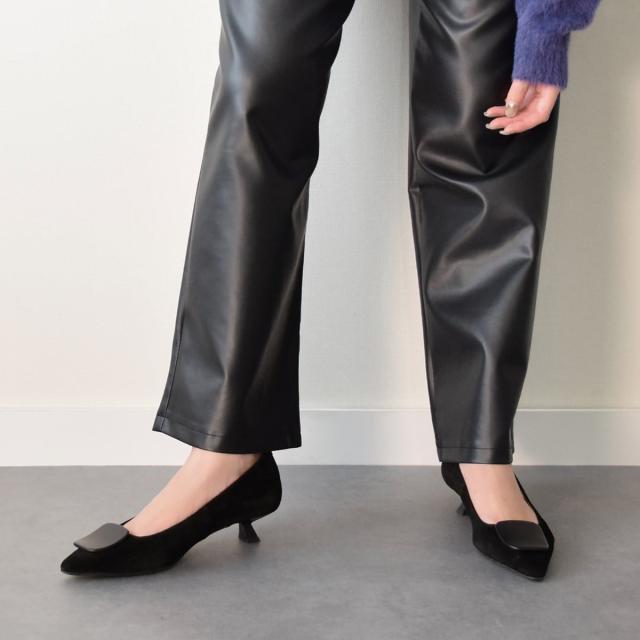 【NEW】アンヘル アラルコン（ANGEL ALARCON）/ANGEL ALARCON◆3．5cmヒール◆ポインテッドトウオーナメントパンプス