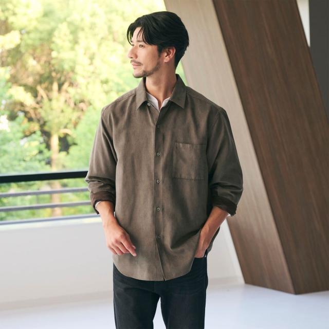 ビューティー＆ユース ユナイテッドアローズ（BEAUTY&YOUTH）/【WEB限定 WARDROBE SMART】スエードライク シャツ