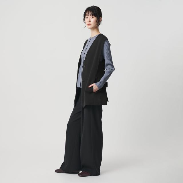 ビューティー＆ユース ユナイテッドアローズ（BEAUTY&YOUTH）/【WEB限定 Wardrobe DAILY MINIMAL】ダブルクロス リボンベルトジレ ウォ…