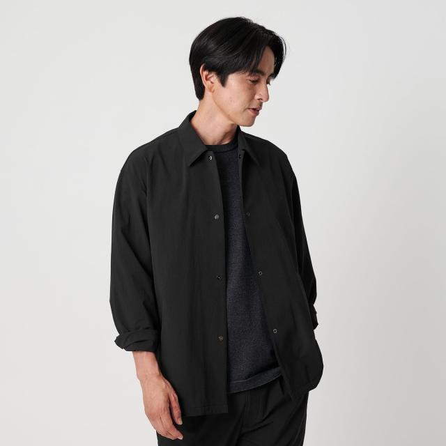 ビューティー＆ユース ユナイテッドアローズ（BEAUTY&YOUTH）/360°MASTER リングドット シャツアウター −セットアップ対応 ストレッ…