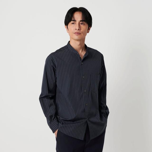 ビューティー＆ユース ユナイテッドアローズ（BEAUTY&YOUTH）/70/2 ブロード バンドカラー  シャツ REGULAR型