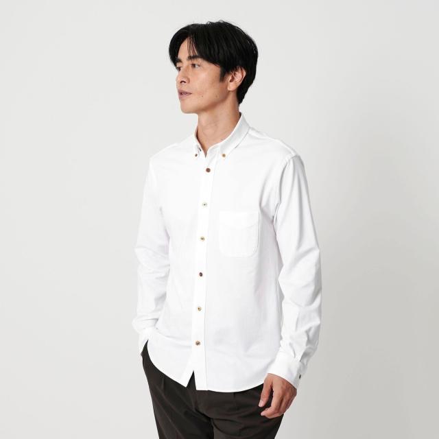 ビューティー＆ユース ユナイテッドアローズ（BEAUTY&YOUTH）/クイック ストレッチ シャンブレー ボタンダウン シャツ SLIM型 吸水速乾