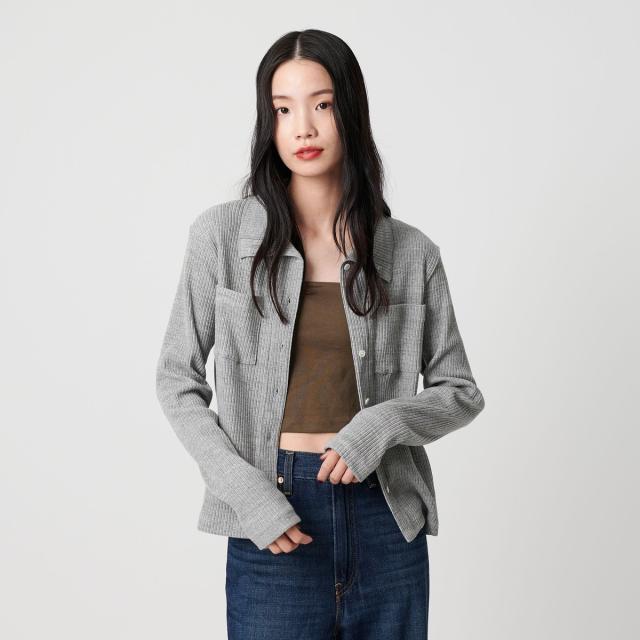 ビューティー＆ユース ユナイテッドアローズ（BEAUTY&YOUTH）/コットン リブハイネックカーディガン ウォッシャブル