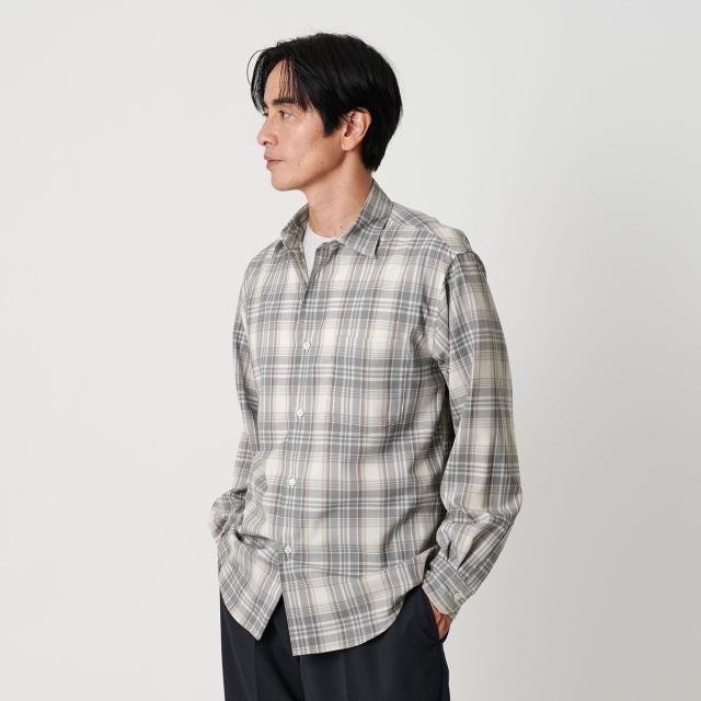 ビューティー＆ユース ユナイテッドアローズ（BEAUTY&YOUTH）/尾州 TW チェック レギュラーシャツ  FORM TAPERD型 ウォッシャブル MADE…