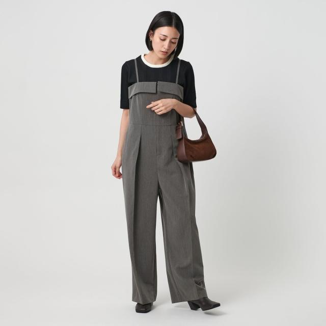 ビューティー＆ユース ユナイテッドアローズ（BEAUTY&YOUTH）/【WEB限定】ドレープツイルオールインワン ウォッシャブル