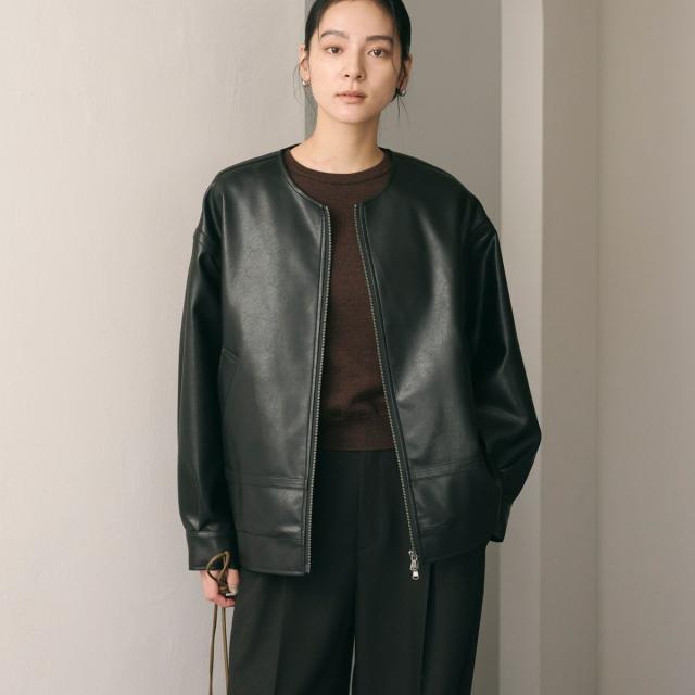 ビューティー＆ユース ユナイテッドアローズ（BEAUTY&YOUTH）/【WEB限定】レザーライク 2WAYブルゾン