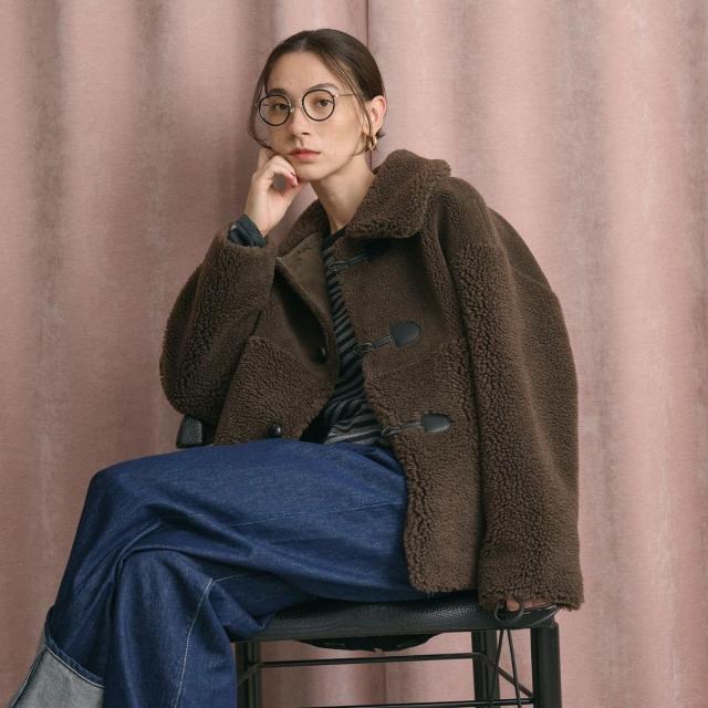 ビューティー＆ユース ユナイテッドアローズ（BEAUTY&YOUTH）/【WEB限定】ボア×フェイクムートン ループボタンジャケット 2WAY