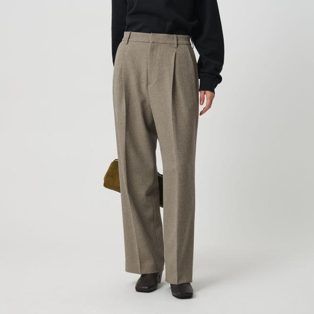 ビューティー＆ユース ユナイテッドアローズ（BEAUTY&YOUTH）/ポリエステルブレンド バックゴムストレートパンツ