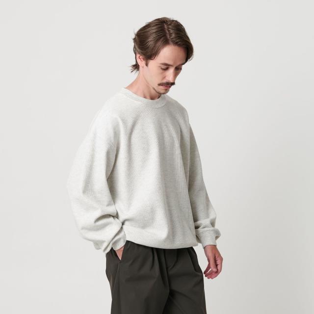 ビューティー＆ユース ユナイテッドアローズ（BEAUTY&YOUTH）/メランジ ワッフル バルーン クルーネック カットソー