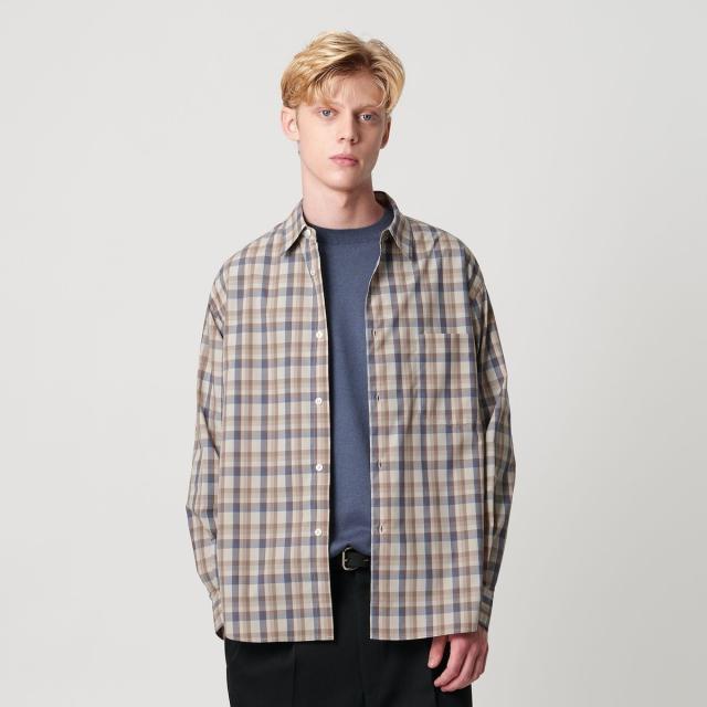 ビューティー＆ユース ユナイテッドアローズ（BEAUTY&YOUTH）/ファイン トラッド チェック レギュラー シャツ FORM型