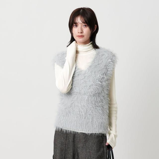 ビューティー＆ユース ユナイテッドアローズ（BEAUTY&YOUTH）/セルロースブレンドテレコ タートルネックカットソー