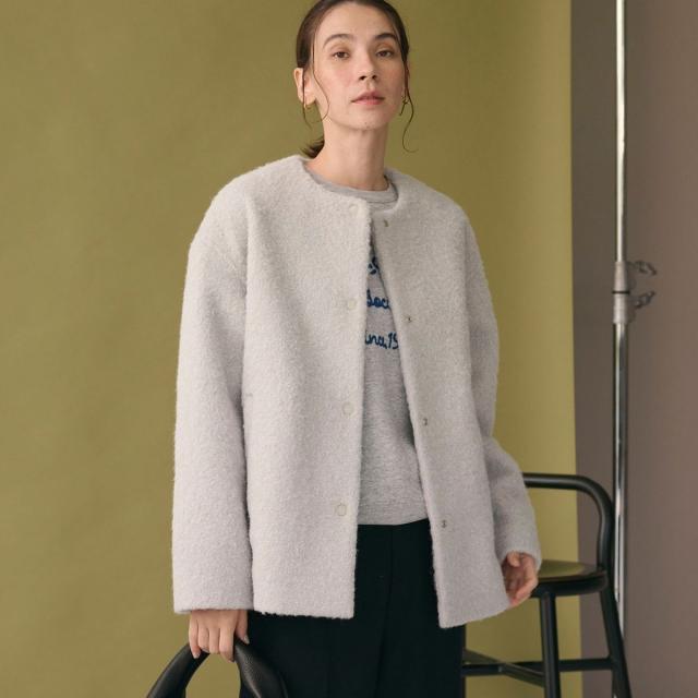 ビューティー＆ユース ユナイテッドアローズ（BEAUTY&YOUTH）/ブークレ ノーカラーブルゾン