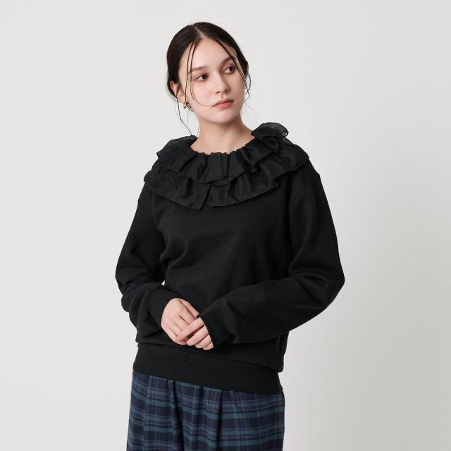 ビューティー＆ユース ユナイテッドアローズ（BEAUTY&YOUTH）/＜dahl’ia＞リメイクフリル スウェットプルオーバー