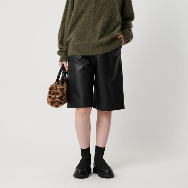 ビューティー＆ユース ユナイテッドアローズ（BEAUTY&YOUTH）/レザーライク ハーフパンツ