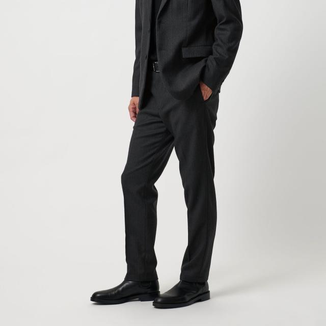 ビューティー＆ユース ユナイテッドアローズ（BEAUTY&YOUTH）/ストレッチ サキソニー ノープリーツ スリムパンツ セットアップ対応