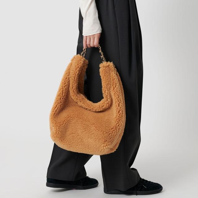 ビューティー＆ユース ユナイテッドアローズ（BEAUTY&YOUTH）/【一部別注】＜VIOLAd’ORO＞ELMO ボア チェーン ショルダーバッグ