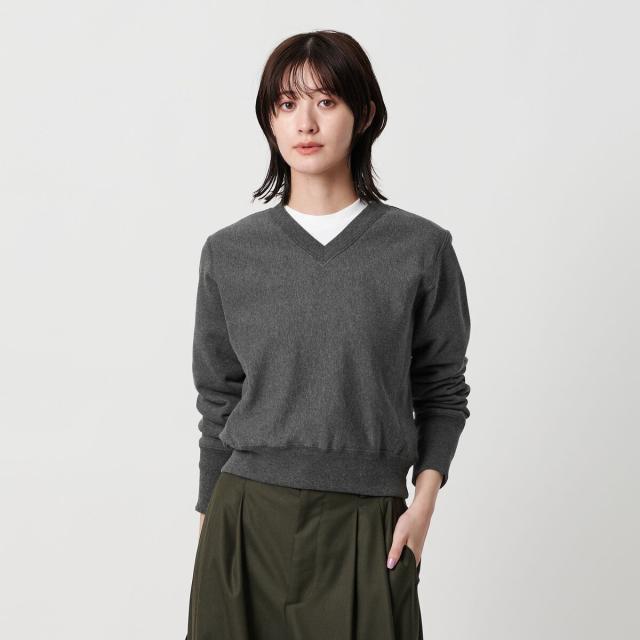 ビューティー＆ユース ユナイテッドアローズ（BEAUTY&YOUTH）/Vネックコンパクト スウェットプルオーバー