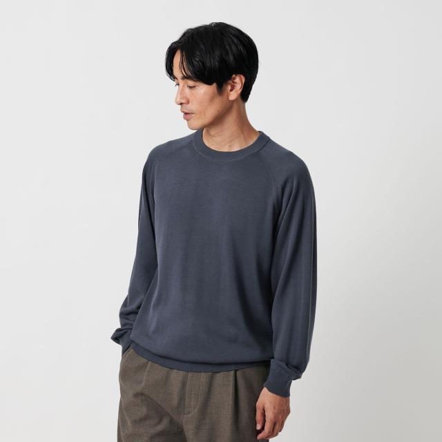 ビューティー＆ユース ユナイテッドアローズ（BEAUTY&YOUTH）/SUPER130 ウール クルーネック ニット ウォッシャブル