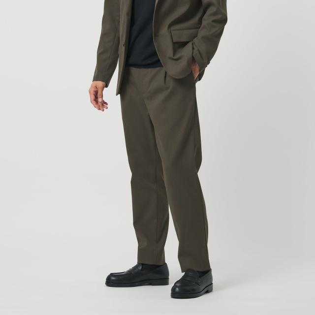 ビューティー＆ユース ユナイテッドアローズ（BEAUTY&YOUTH）/エコフルフラン 1プリーツ テーパード パンツ NO．5 セットアップ対応