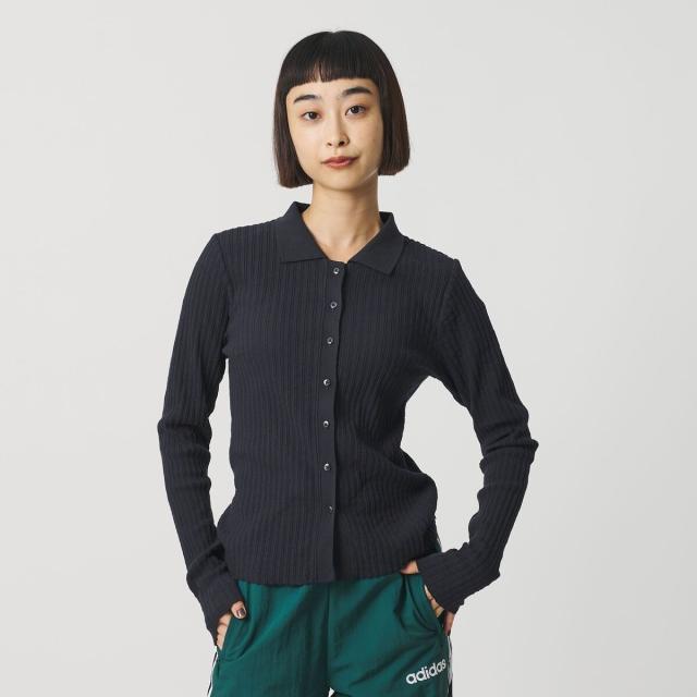 ビューティー＆ユース ユナイテッドアローズ（BEAUTY&YOUTH）/コットン タックリブ カーディガン