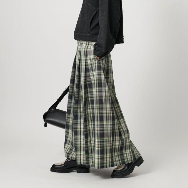 ビューティー＆ユース ユナイテッドアローズ（BEAUTY&YOUTH）/チェック プリーツロングスカート