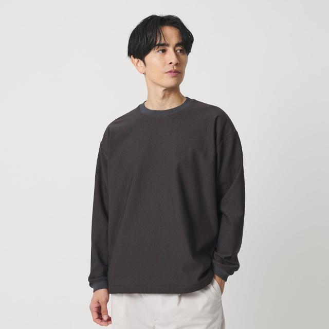 ビューティー＆ユース ユナイテッドアローズ（BEAUTY&YOUTH）/”パーフェクトストレッチ” アジャスト クルーネック トップス 伸縮性あり