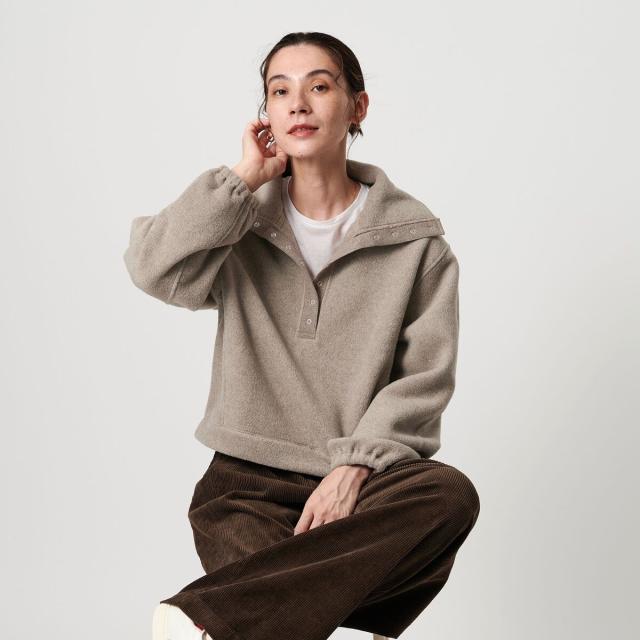 ビューティー＆ユース ユナイテッドアローズ（BEAUTY&YOUTH）/フリース スナップ プルオーバー