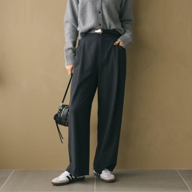 ビューティー＆ユース ユナイテッドアローズ（BEAUTY&YOUTH）/ウールブレンド ツイルバックゴムパンツ ウォッシャブル